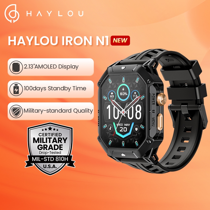 [New arrival] Haylou IRON N1 SmartWatch 2,13"AMOLED Display Advanced ...