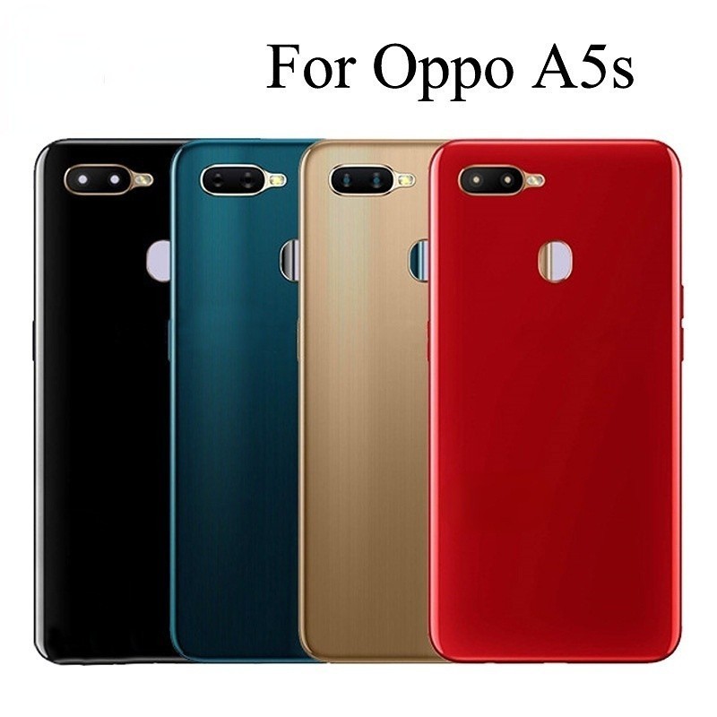 New Back For OPPO A5S Housing Back Battery Cover Rear Door Case with ...