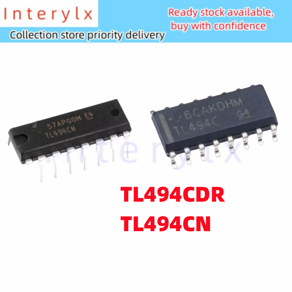 1pcs/lot TL494CDR TL494CN TL494 In-Line DIP-16 SOP-16 Controller Switching Power IC Chip ...