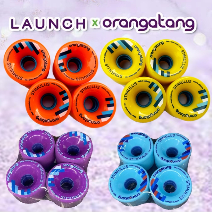 Orangatang Land Surfboard Skateboard wheel longboard wheel 70mm High ...