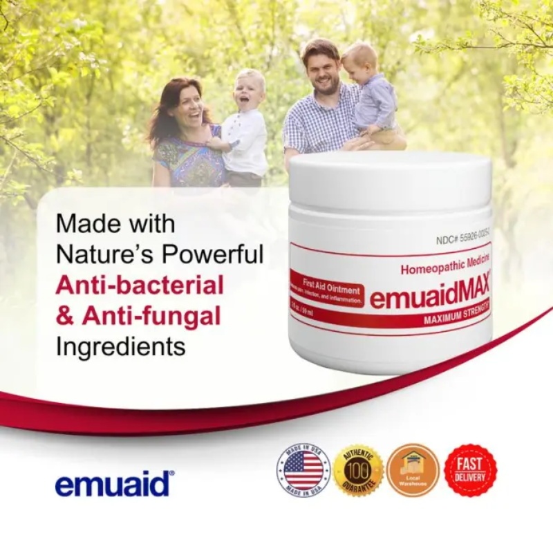 EMUAIDMAX Cream- Maximum Strength Treatment for Resistant Skin ...