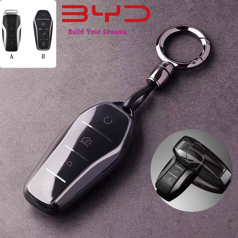 BYD TPU Car Key Cover For BYD Atto 3/Dolphin/Seal/Sealion 6/Dolphin ...