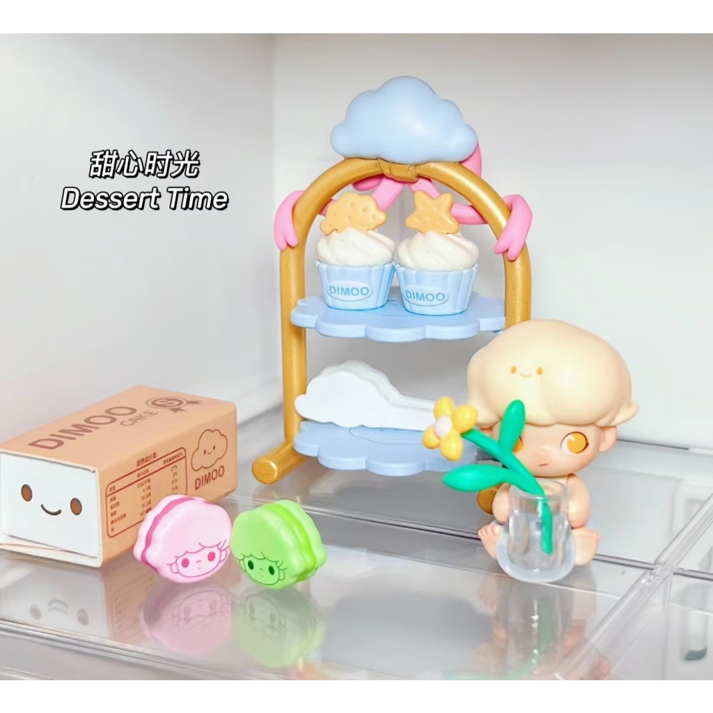 Official GENUINE popmart DIMOO Go Outing Together Series Figure Model ...