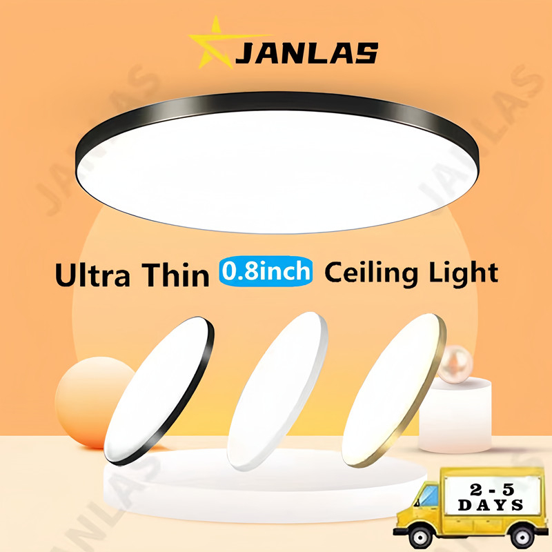 Modern Design Ultra-Thin Ceiling Light Tri Color Center Light Indoor ...