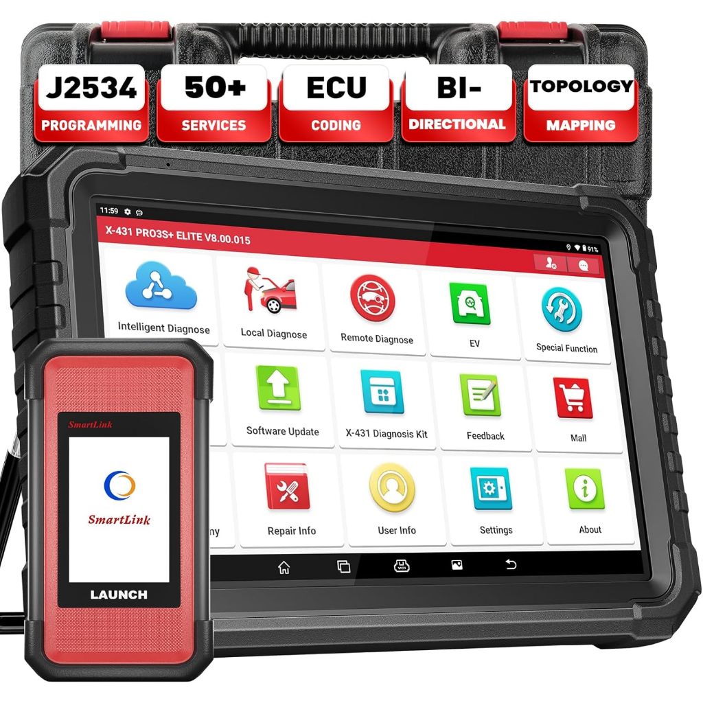 LAUNCH X431 PRO3S+ ELITE Smartlink C V2.0 Car Diagnostic Tools J2534 CANFD DOIP Full System Auto ...