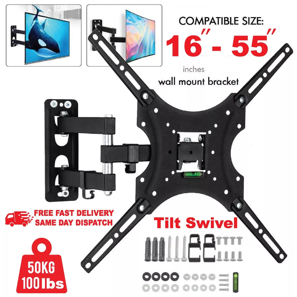 Universal Multi-Function 32-55" TV Mount, Swivel and Tilt TV Stand with ...