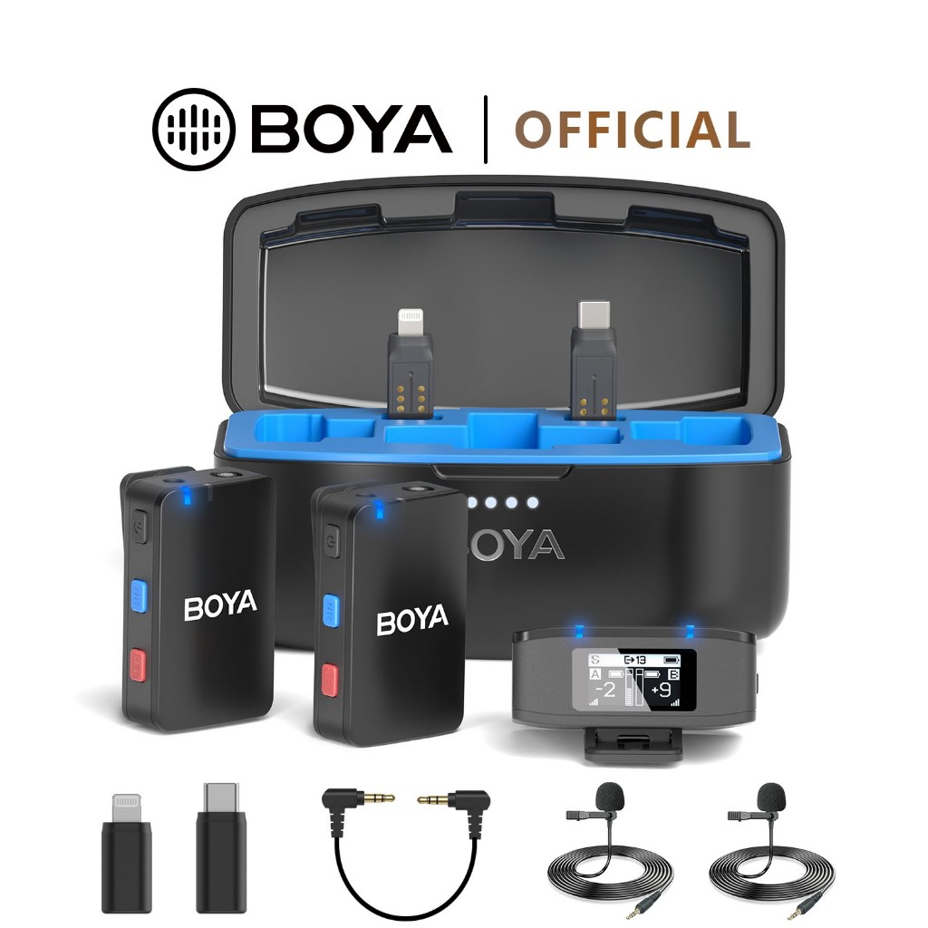 BOYAMIC Wireless Microphone Professional Lapel Microphone Phone Mic for ...