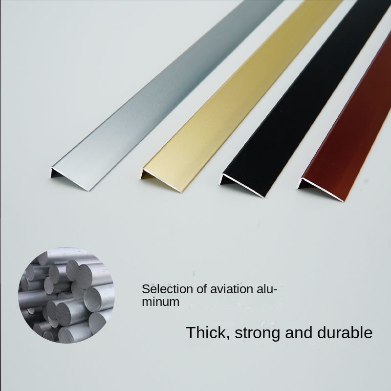 90cm Modern Self-adhesive aluminum alloy floor step strip, right Angle ...