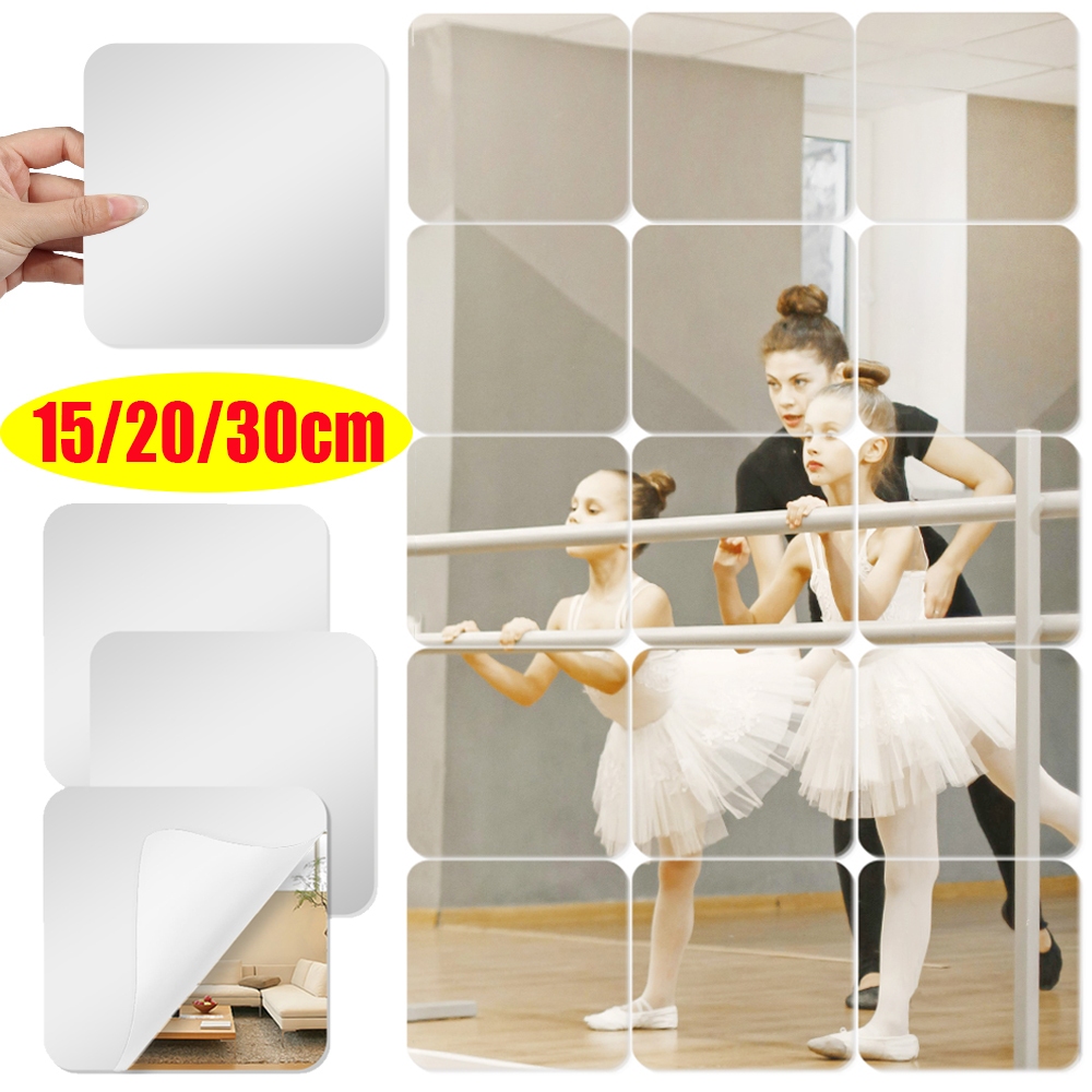 Self Adhesive Acrylic Mirror Sheets - Flexible Frameless Mirror Tiles ...