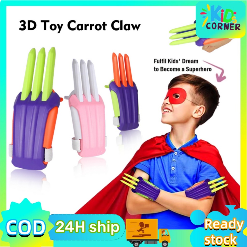 Wolverine Claw Toys 3D Printing Radish Wolf Claw Toy Wolverine Claw Kid ...