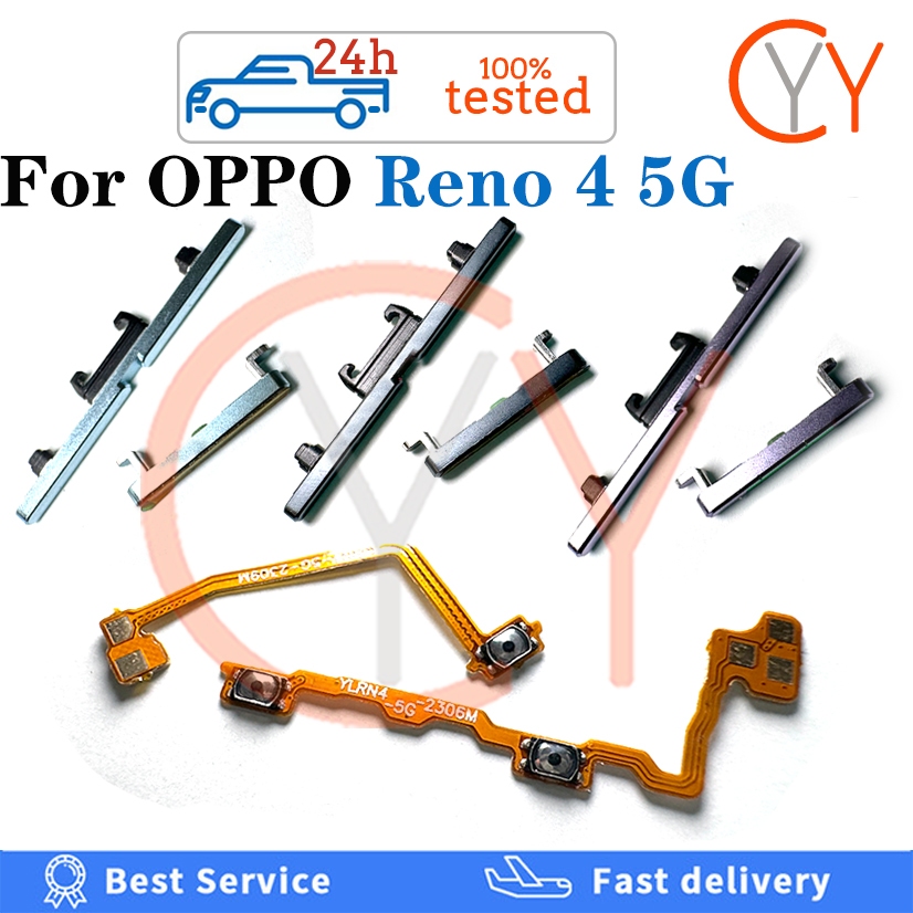 For OPPO Reno 4 5G CPH2091 Back Home Button Fingerprint Scanner Sensor ...