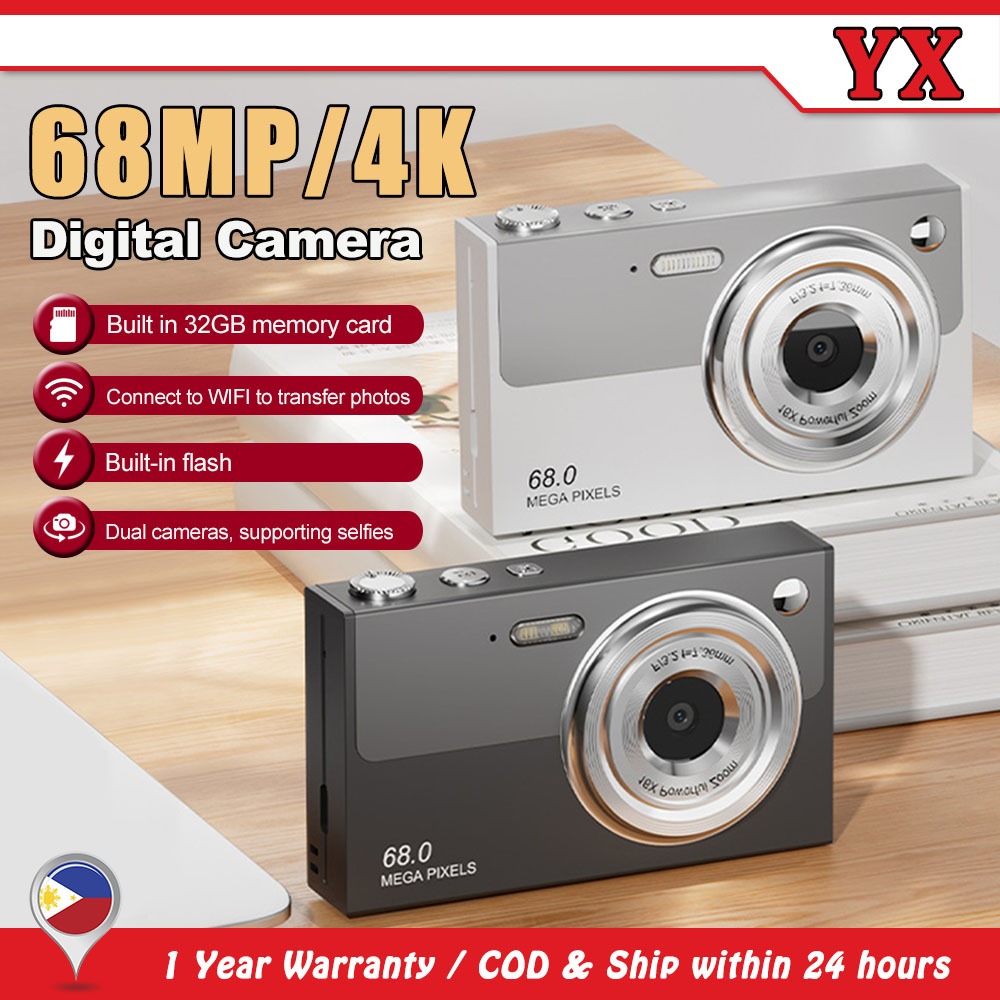 4k digi camera HD 68MP Autofocus Camera 2.8 inch screen Portable ...