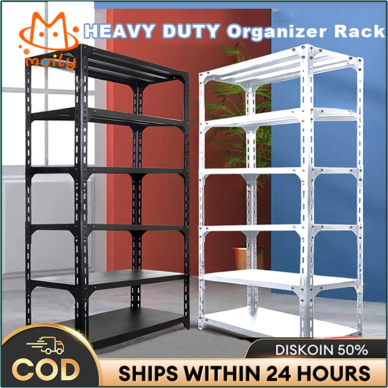 Metal Rack 6 Layer Organizer Storage Stainless kitchen 200 cm Shelves ...
