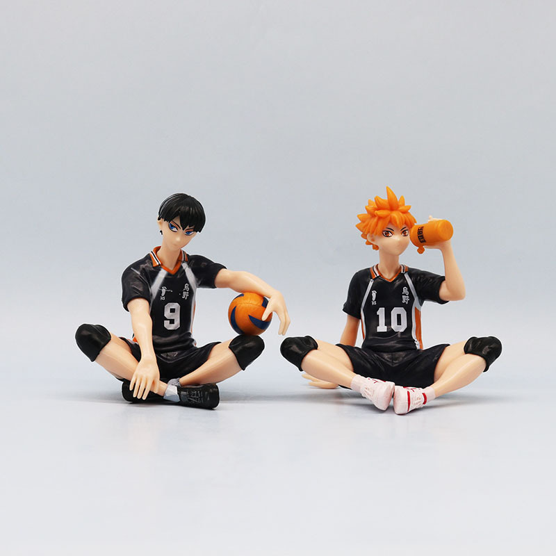 2 Style 10cm Anime Haikyuu Figure Toys Shoyo Hinata Model Toy Kozume ...