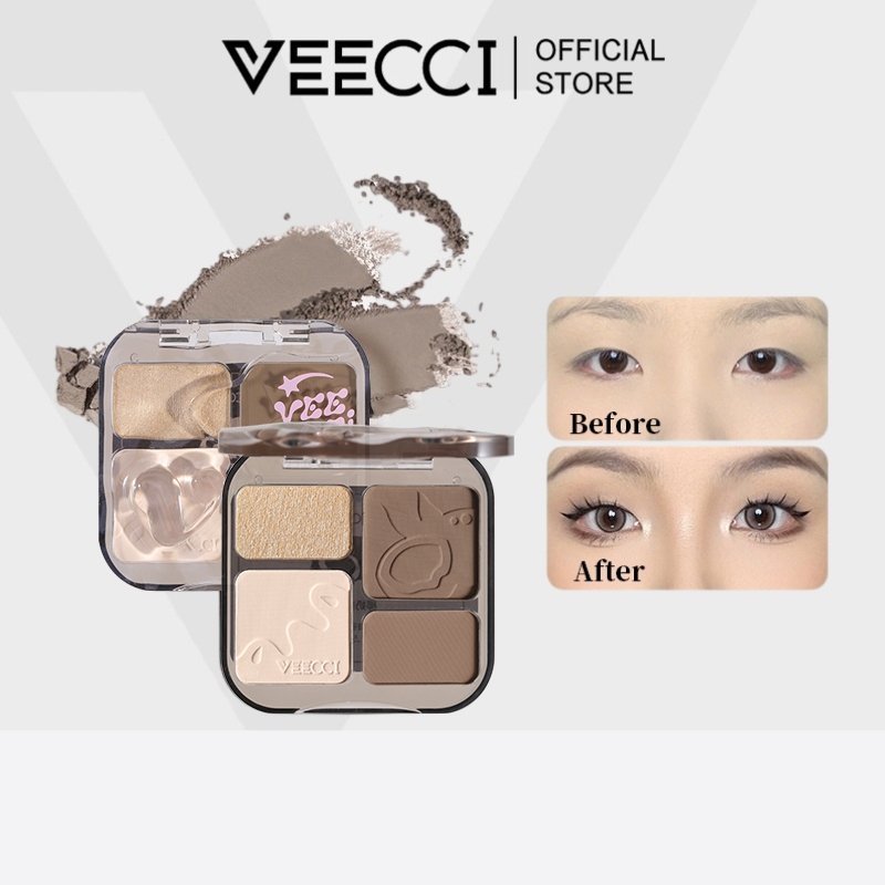 VEECCI Contour Highlight Palette Brightens Skin Tone Natural Long ...