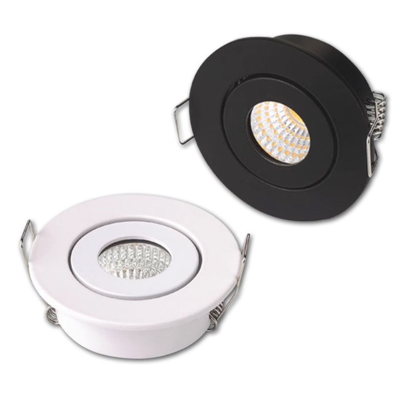 Small Recessed Ceiling LED Spot Light COB 3W 110V 220V Dimmable Driver ...