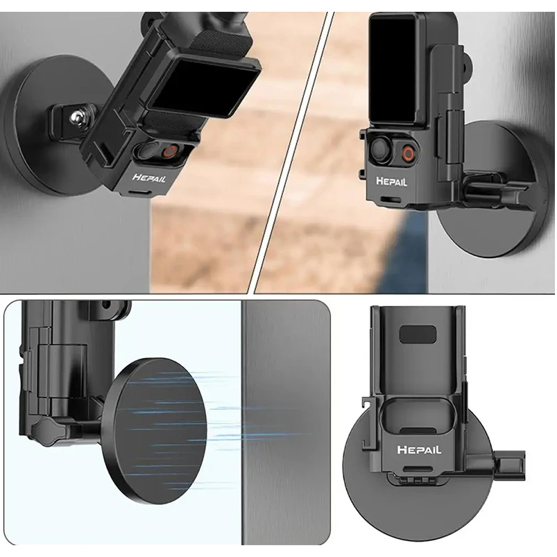 For DJI Osmo Pocket 3 Magnetic Bracket Adapter Mount Tabletop Base ...