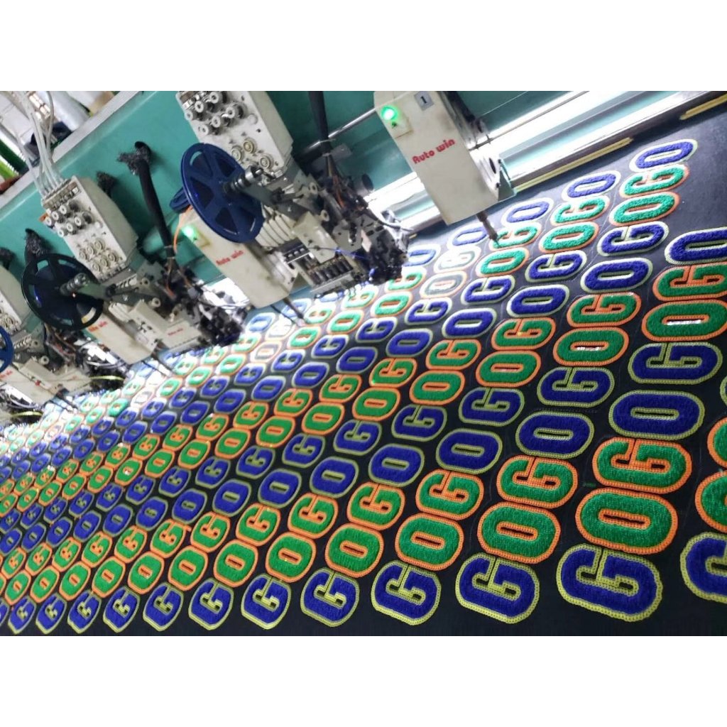 DIY custom embroidered fabric with badge patches for clothing ...