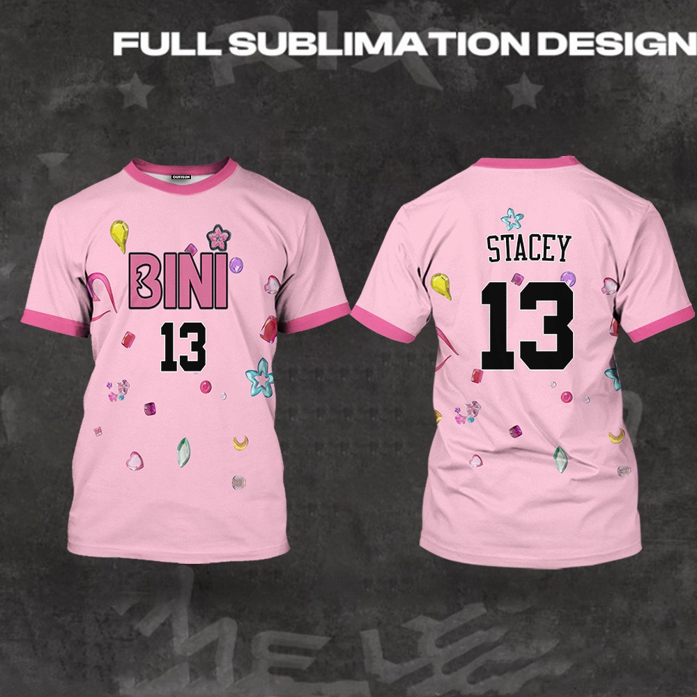 2024 New BINI jersey Bloom(s) exclusive custom jersey casual T-shirt ...