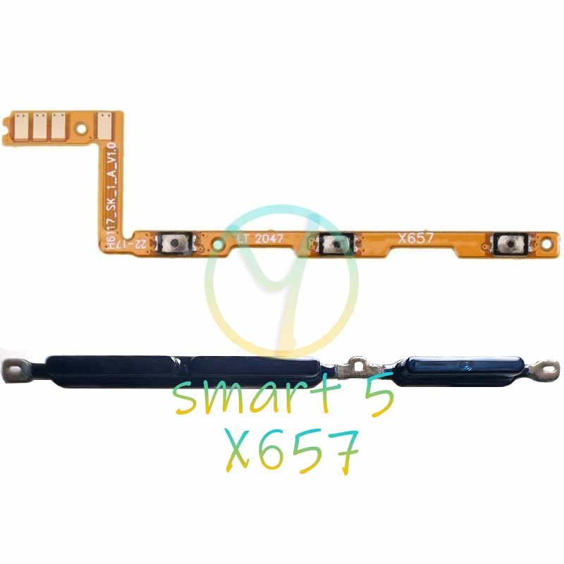 Power Volume Flex Cable For Infinix Smart 5 X657 On/off Button Switch Flex Ribbon Cable ...