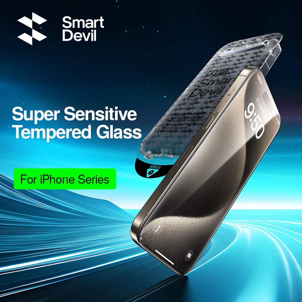 SmartDevil Quick Installation Super Sensitive Tempered Glass For iPhone ...