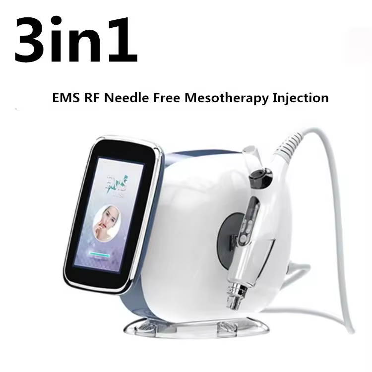 3 In 1 No-needle Facial Lifting Nano Needle RF Injector Mesotherapy ...