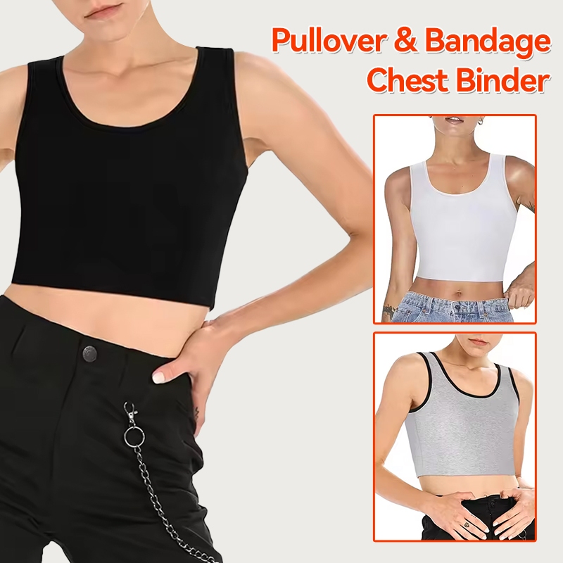 Bandage Chest Binder Tomboy Vest Top Breathable Elastic Chest Breast ...