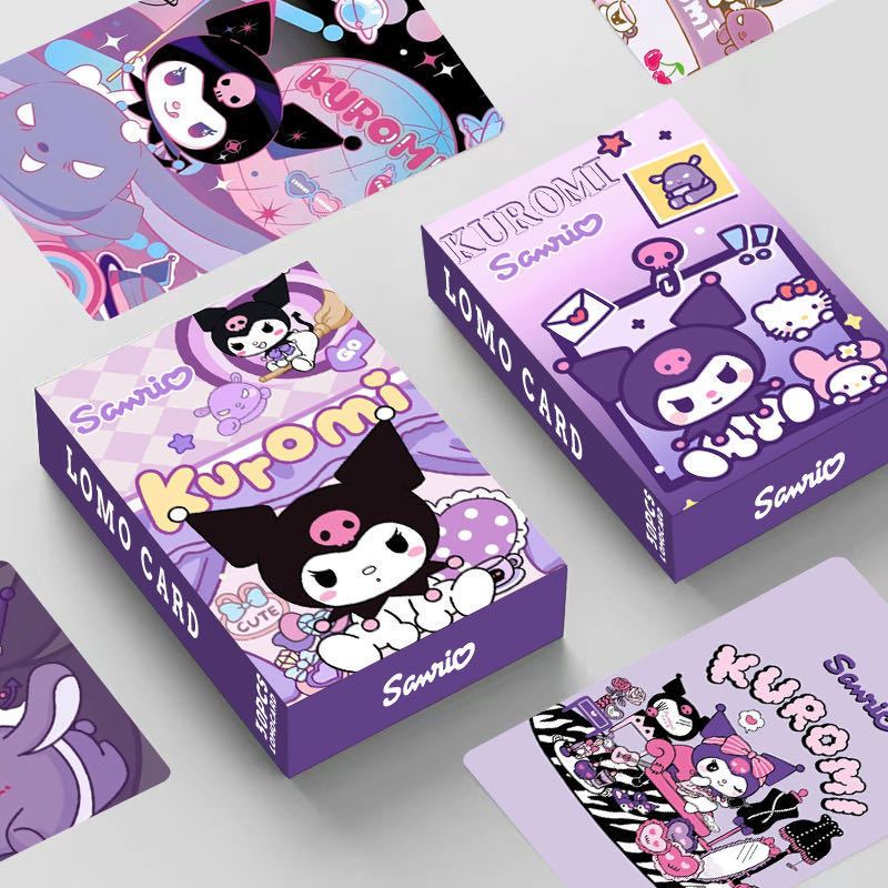 30 Pcs/Box Sanrio LOMO Card Kuromi Photocard Cinnamoroll Melody Hello ...