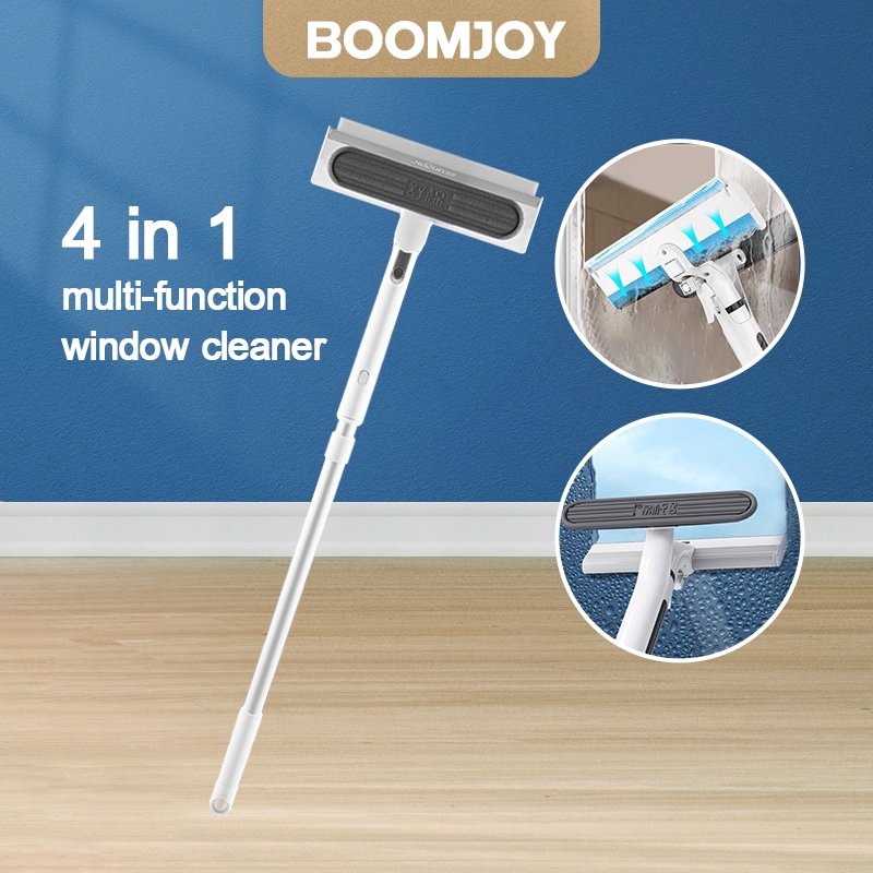 BOOMJOY 4in1 New Multi-function Window Scraper Squeegee Window Cleaner ...