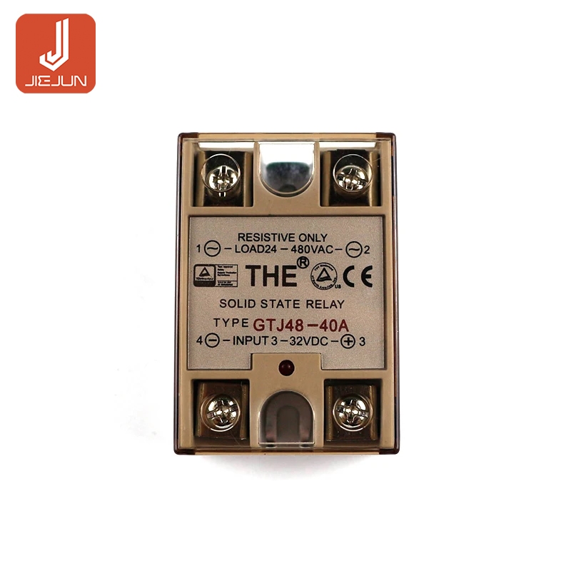 GTJ48-40A Solid State Relay 50A DC Controlled AC Solid State Contactor | Shopee Philippines
