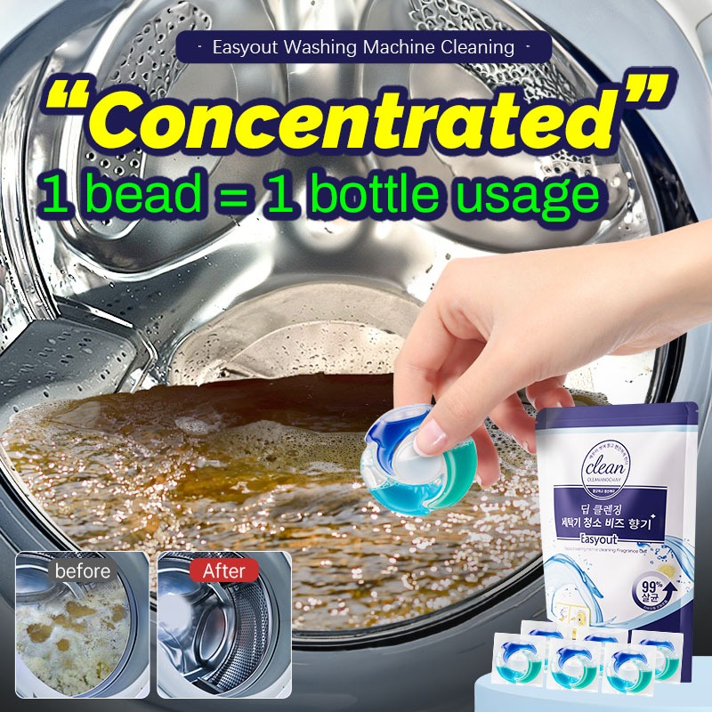 Korea Washing Machine Cleaner Deep Clean Gel Mold Remover 4 IN 1 ...