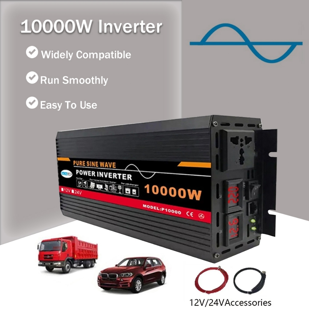 10000W 12/24 To 220V Pure Sine Wave Power Inverter /aircondition ...