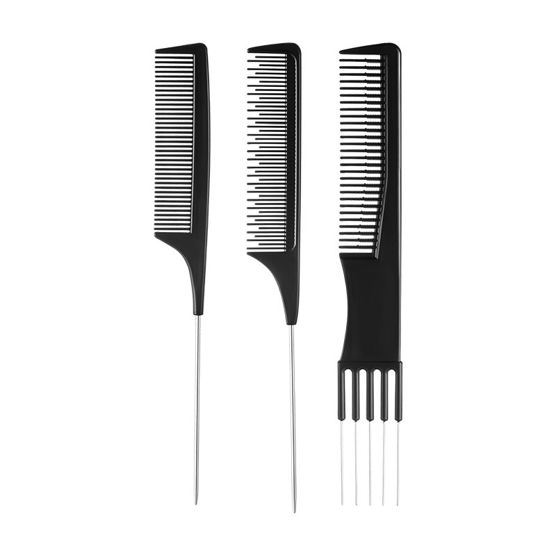 Steel Needle Highlights Pointed Tail Comb Styling Hair Comb Makeup ...