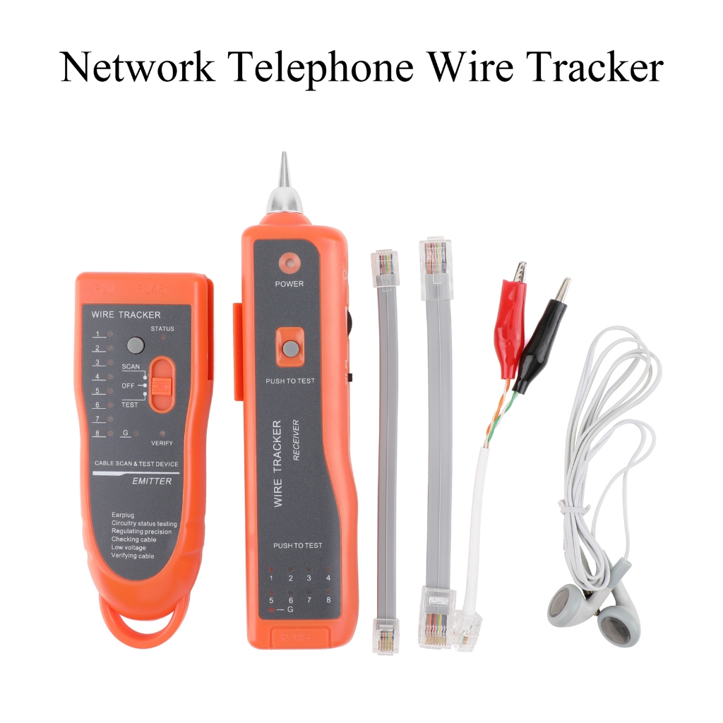 LAN Network Cable Tester Line Finder Telephone Line Tracer Diagnostic ...