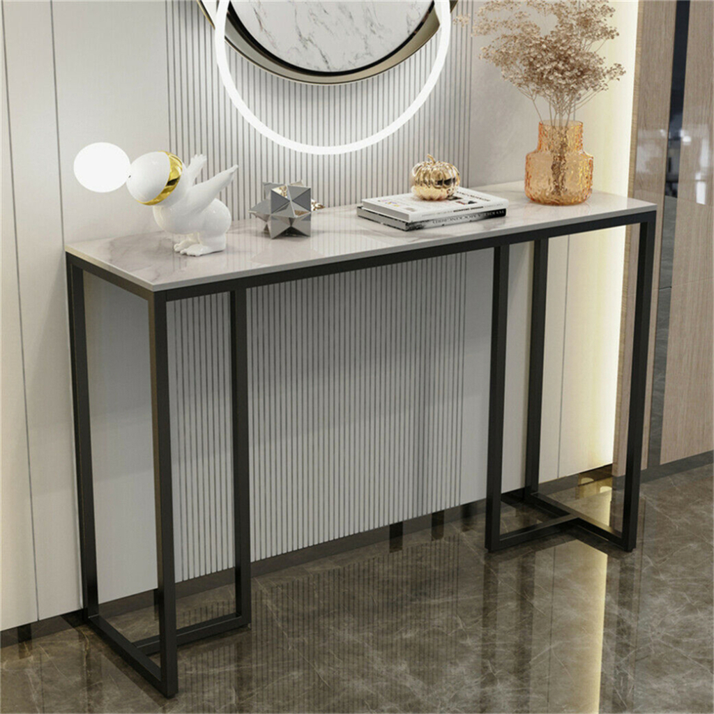 100cm Nordic Modern Slim Narrow Hallway Console Table Hall Entryway ...
