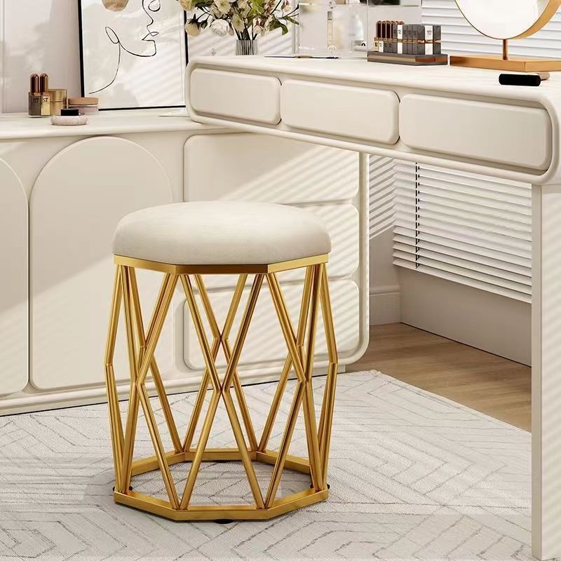 Dresser Round Stool Household Nordic Modern Girl Bedroom Dresser Chair ...