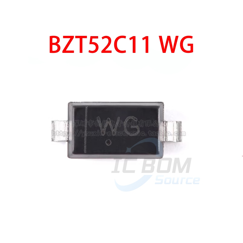 【10PCS】BZT52C11 WG SOD-123 Zener Diode 11V | Shopee Philippines