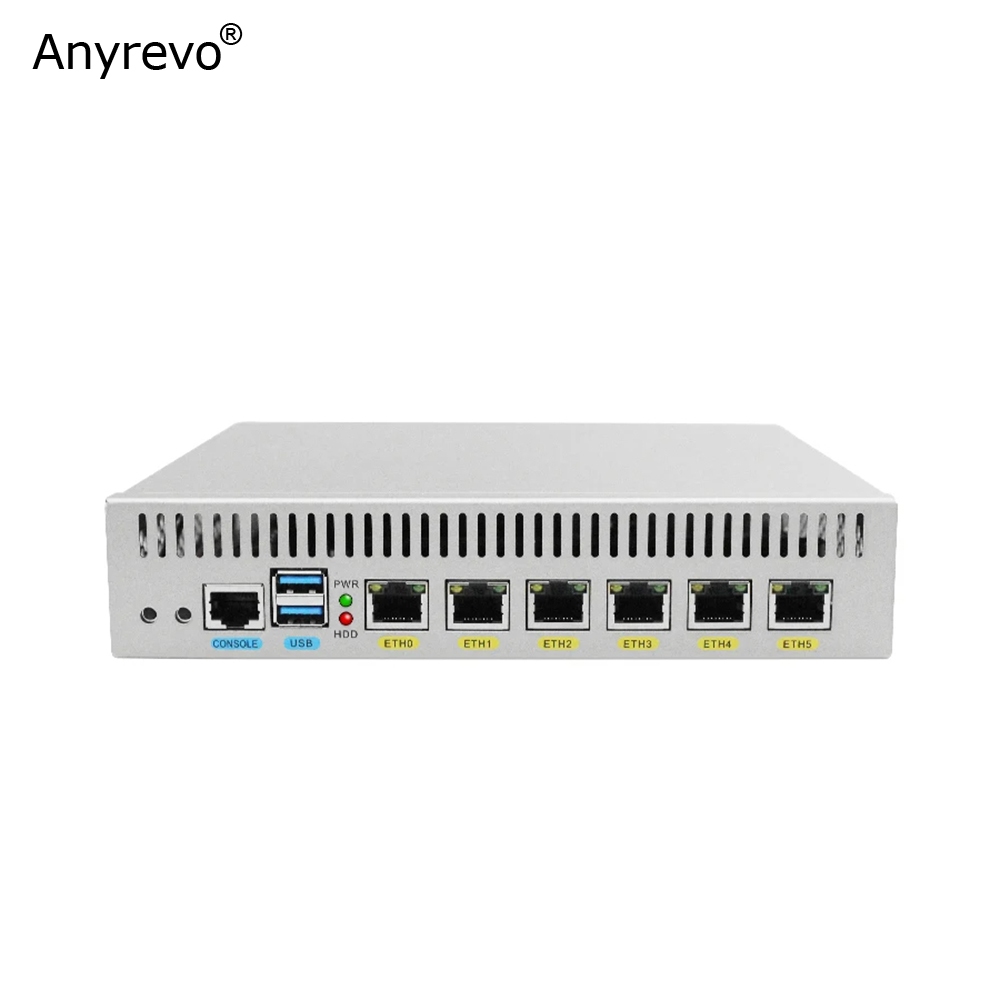 9 inch Quad Core Firewall Router Intel Celeron J4125 with 6 Intel 2500M ...