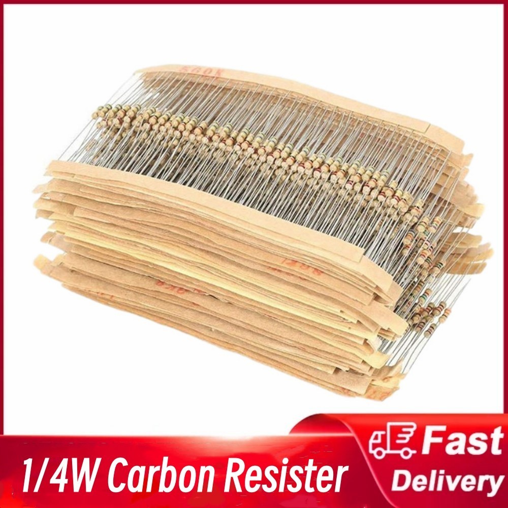 IN Stock 1500pcs 1/4W Carbon Film Resistor 5% Resistor Assorted Kit Set ...