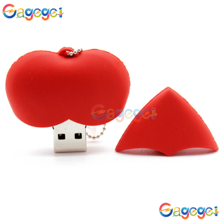 USB Flash Drive 2TB 1TB High-speed Stable Heart-shaped 128GB Cartoon ...