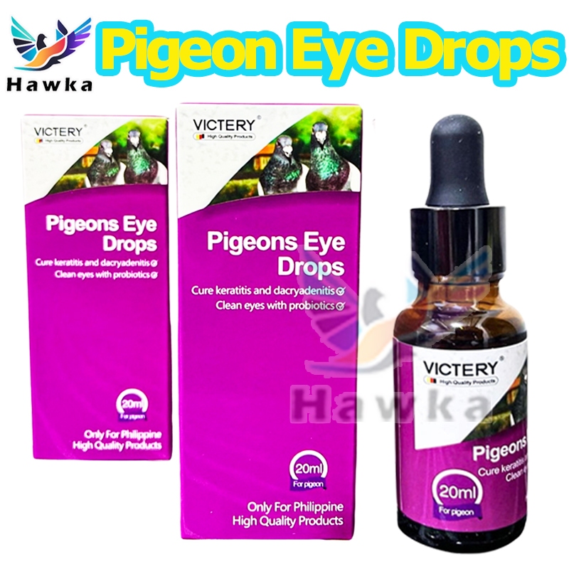 Victery Pigeon Eye Drops 20ml Clean Eyes with Probiotics One Eye Cold ...