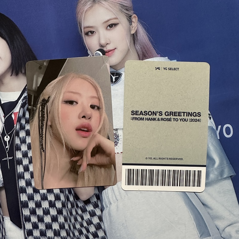 BLACKPINK ROSE photocard official Album Card rosé Desktop Calendar ...