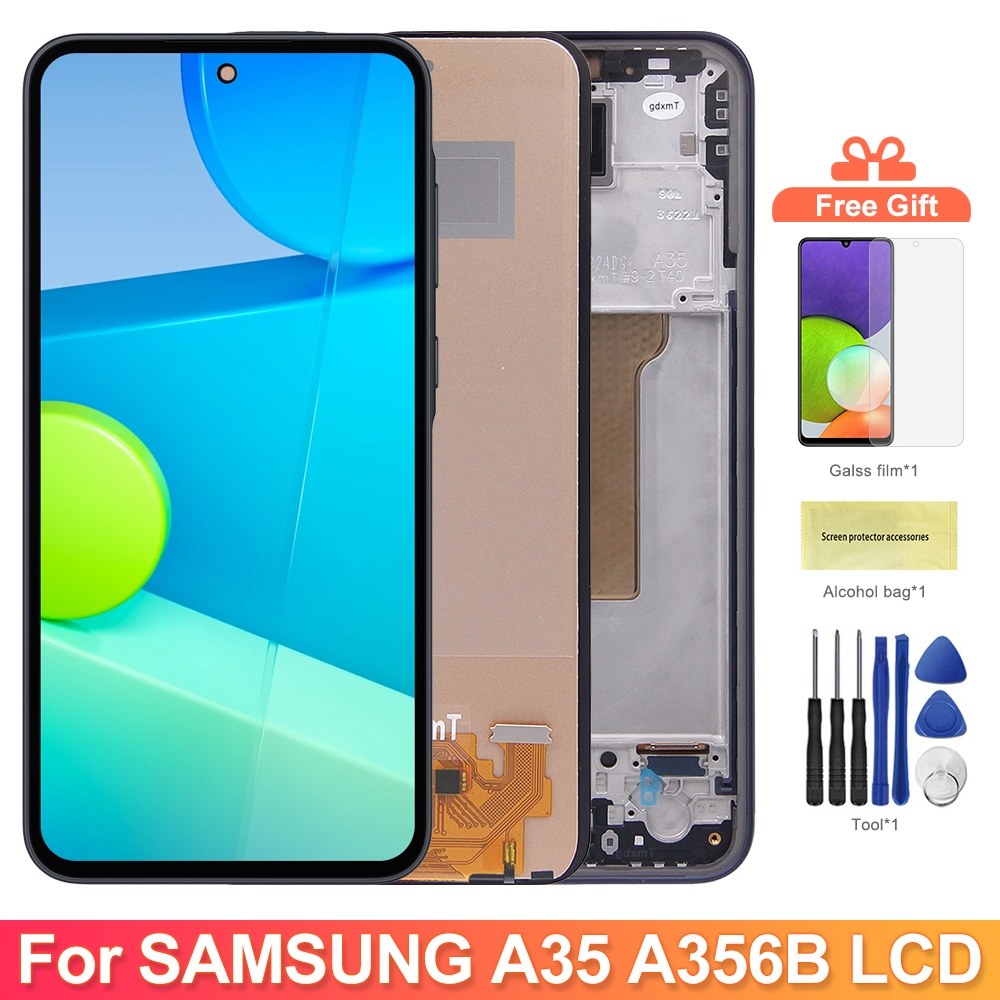 100% Tested For Samsung Galaxy A35 5G A356 LCD SM-A356B A356 Screen ...