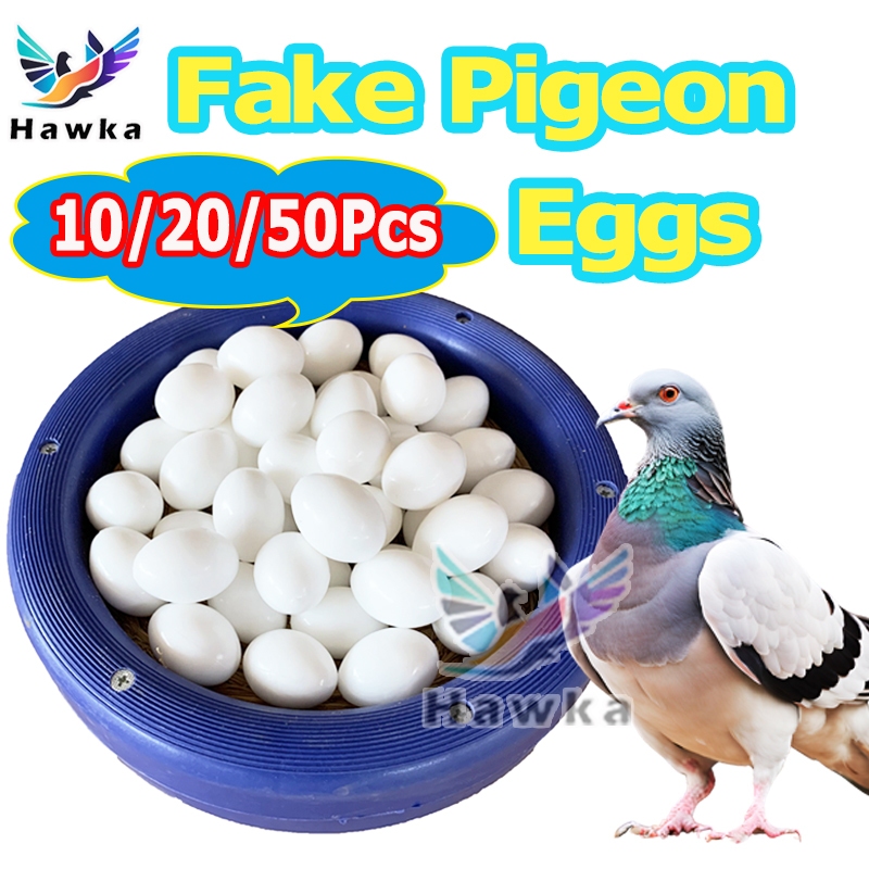 Fake Pigeon Egg Dummy egg smooth Plastic solid plastic Eggs for racing ...