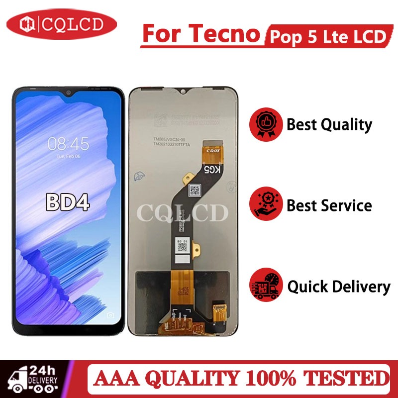 For Tecno POP 5 LTE BD4 LCD Display Touch Screen Digitizer Replacement ...