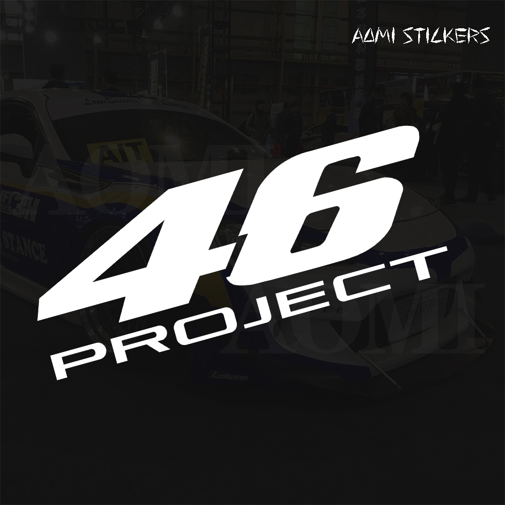 Rider Number 46 Car Sticker Reflective Motorcycle Sticker Motorcycle ...