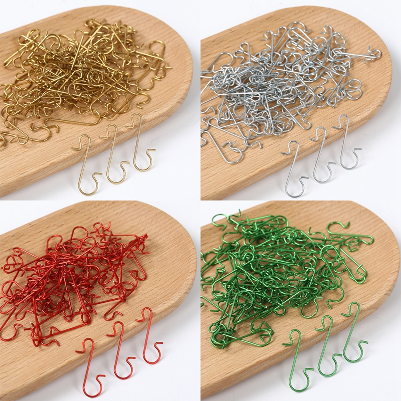 50pcs S-Shaped Christmas Ornament Hook Christmas Tree Hanging ...