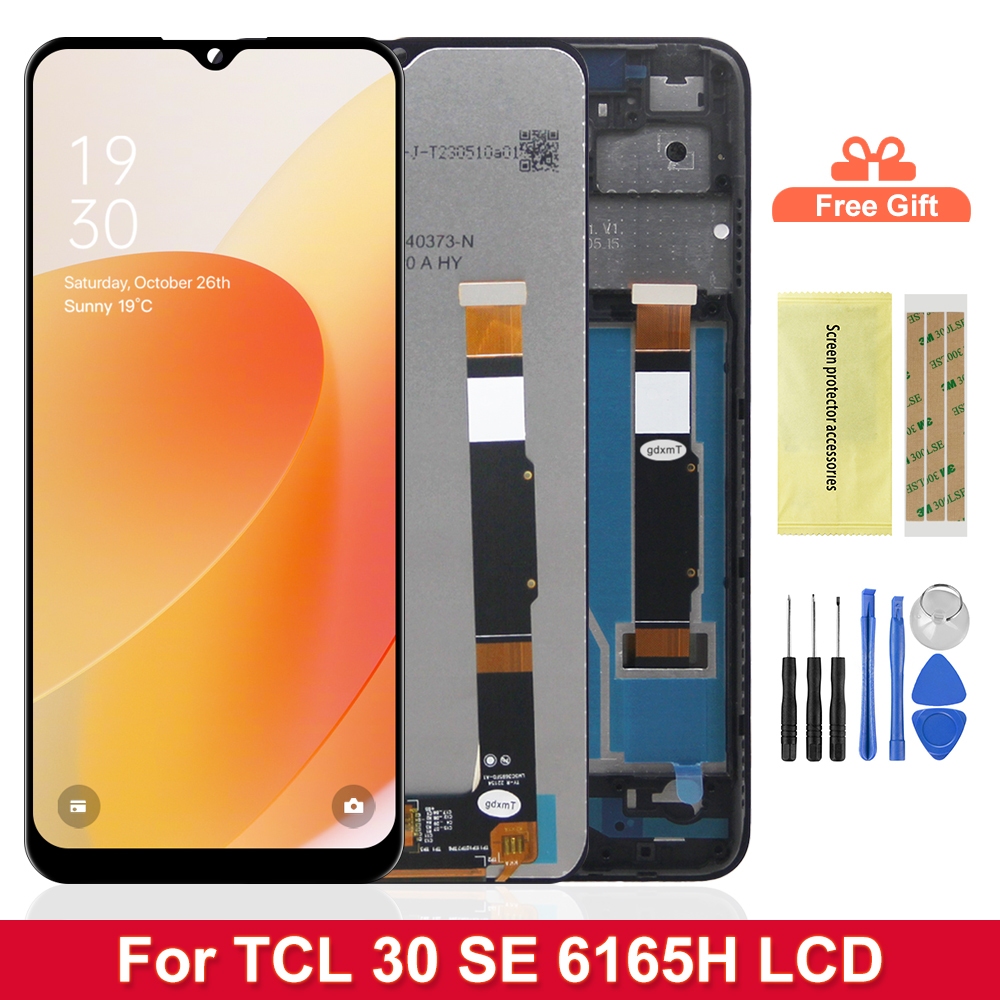 For TCL 30 SE LCD 6165H 6156H1 6165A 6165A1 LCD 30E 6127A LCD Display Touch Screen Digitizer ...