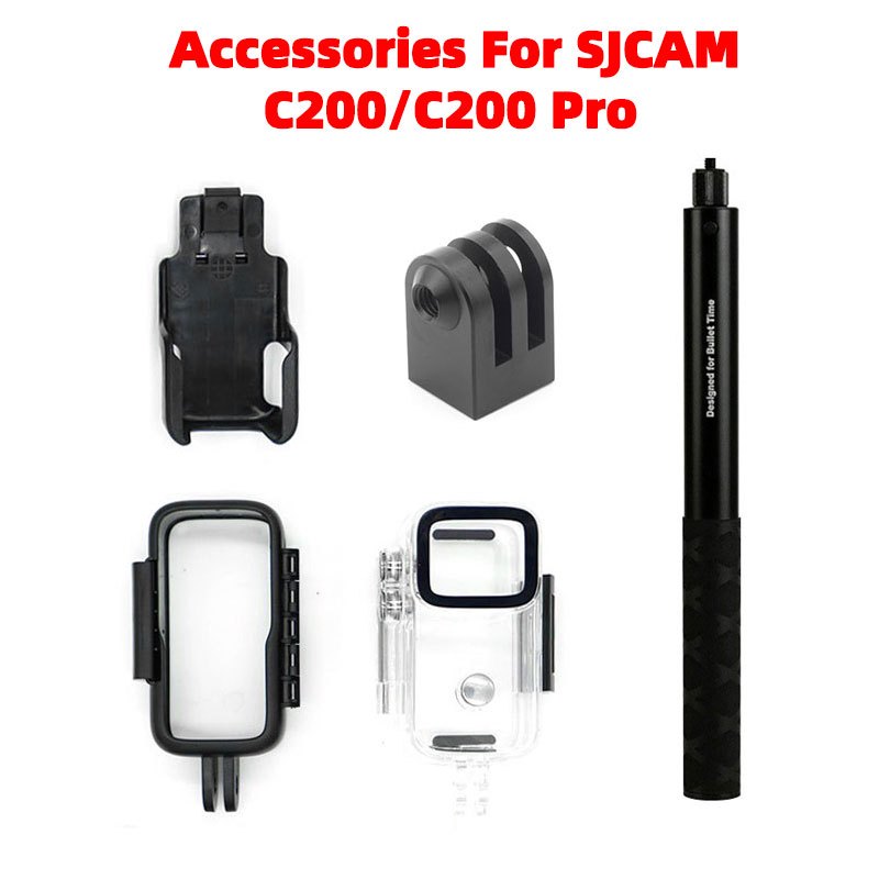 Accessories For SJCAM C200,C200 pro action Camera Frame Back Clip ...