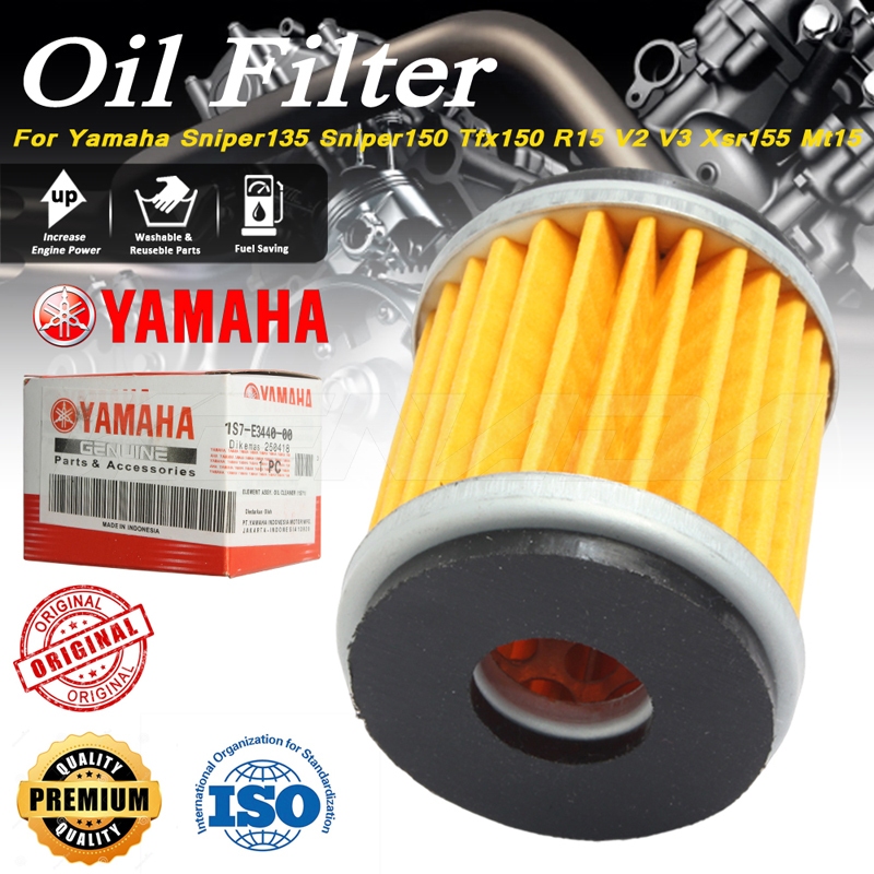 Oil Filter Yamaha Sniper135 Sniper150 TFX150 R15 V2 V3 XSR155 MT15 Xmax ...